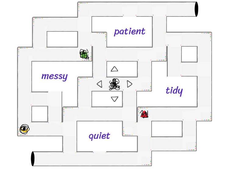 go getter 3 unit 1 personality adjectives - Persecución en el laberinto