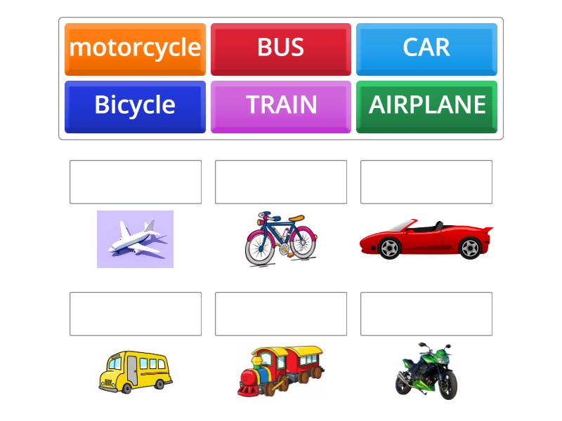 transportation - Match up