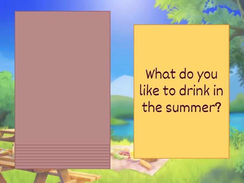 Talking about summer - Speaking cards