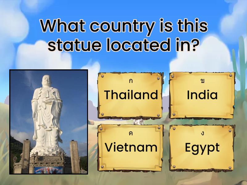 Statues in the world. - Quiz