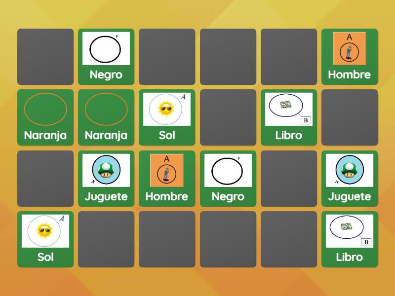 Copia de Juego de Memoria CONJUNTOS - Matching pairs