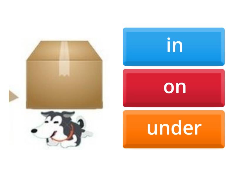 in/on/under - Quiz