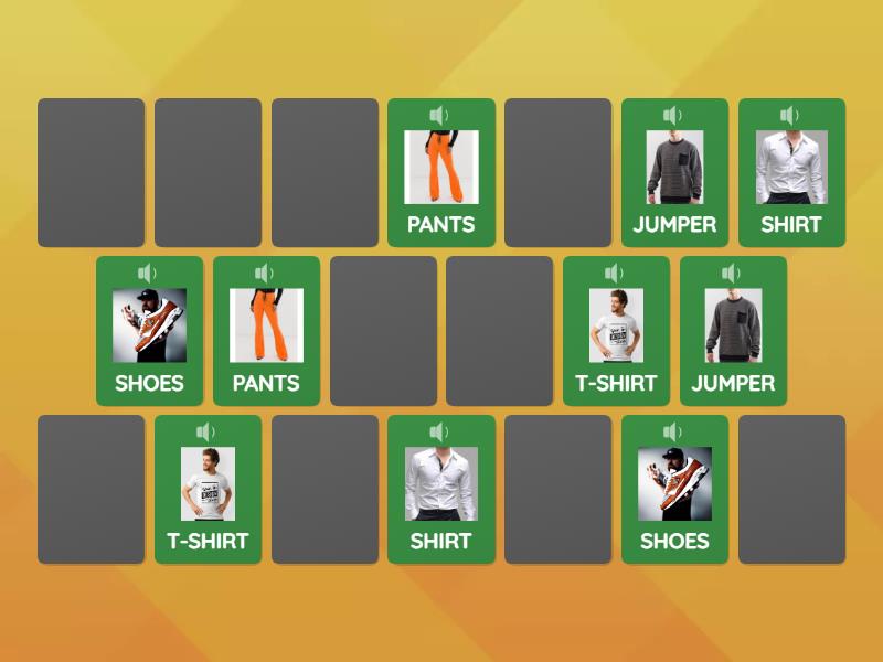CLOTHES & ACCESSORIES - Matching pairs