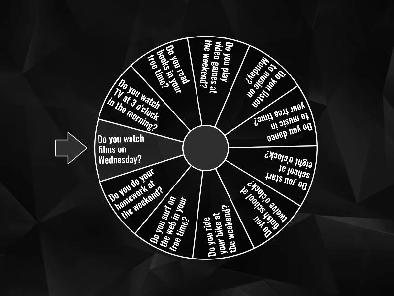 Do you...? - Spin the wheel