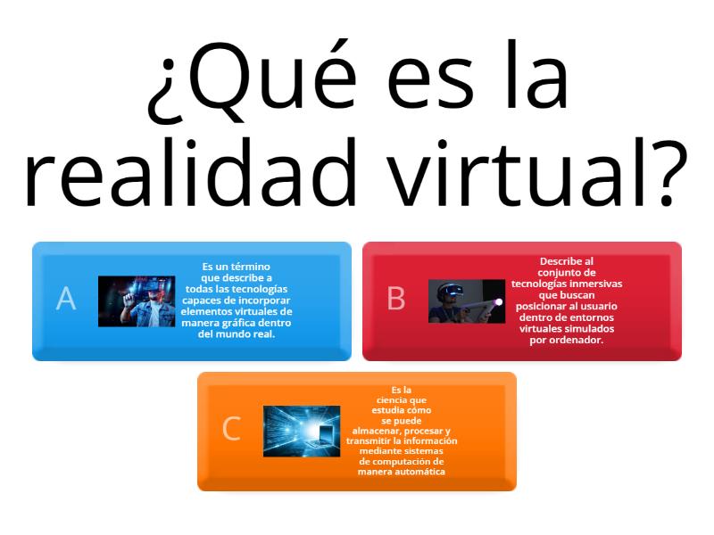 Realidad Virtual y Realidad Aumentada - Cuestionario