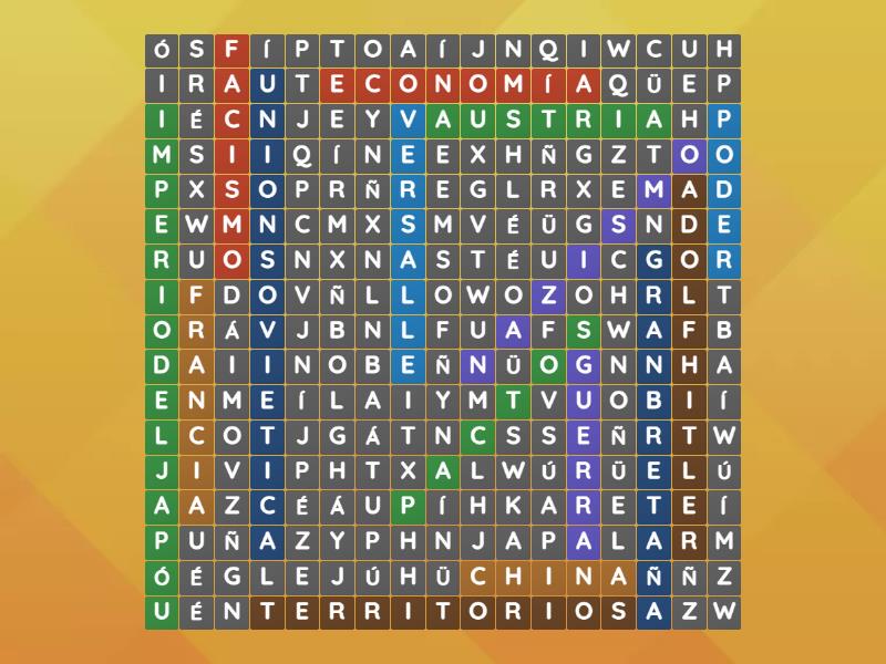 sopa de letra TL - Wordsearch