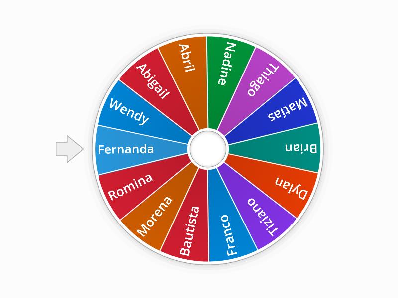 2do 2da name picker - Random wheel