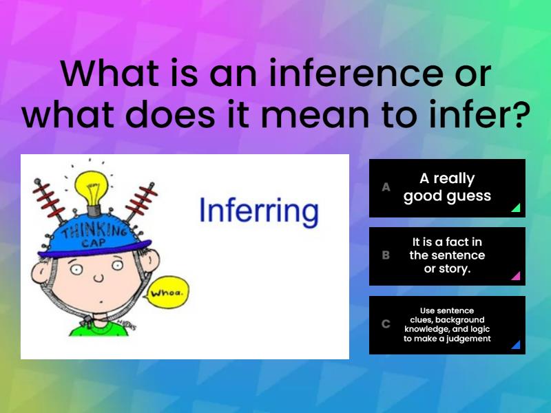 Making Inferences - Cuestionario