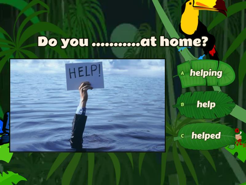 Like/love/hate/prefer/enjoy + verb+ -ing - revision - Quiz