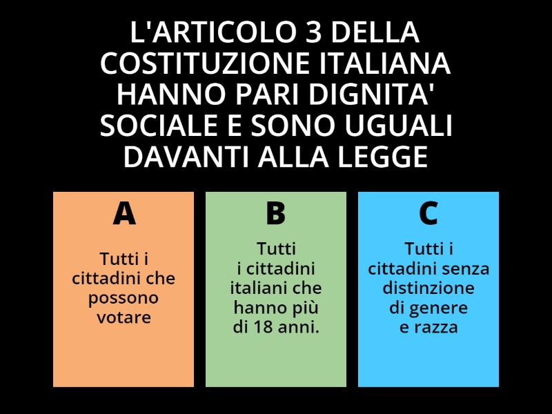 DIRITTO - Quiz