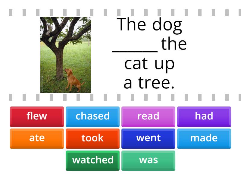 Year 1 Verbs Past Simple - Cada oveja con su pareja