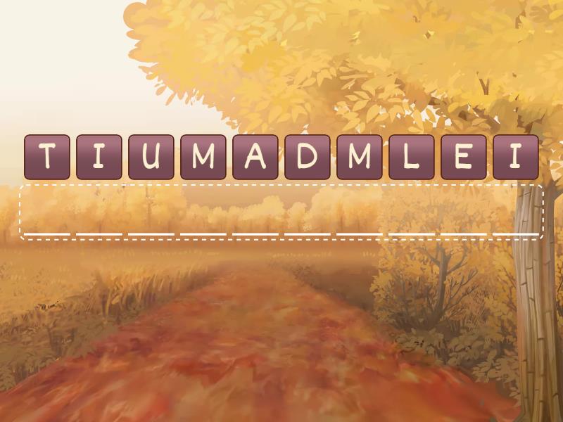 WORD SCAMBLE! - Anagram