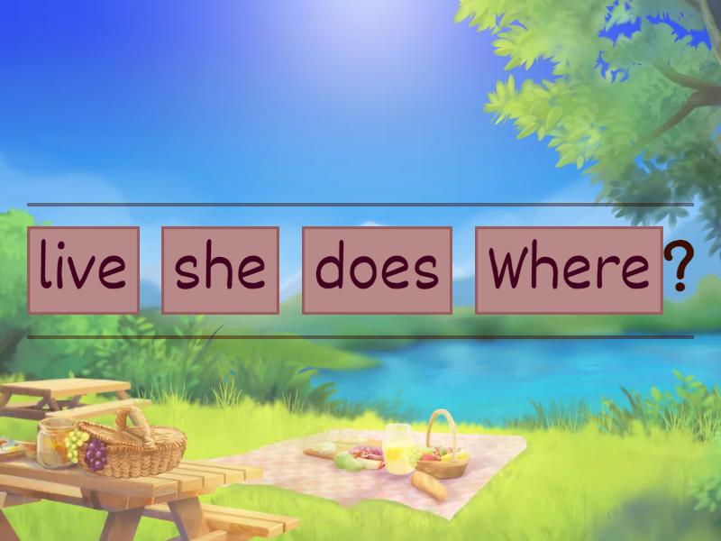 AS2 U4 Present Simple in Wh-questions - Unjumble