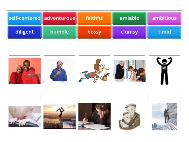 Character traits - Match up