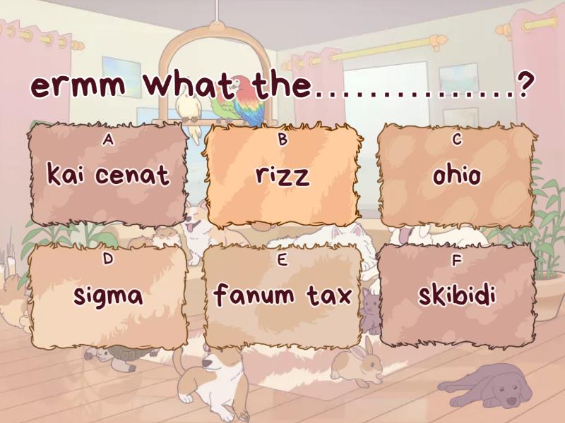 brain rot quiz - Cuestionario