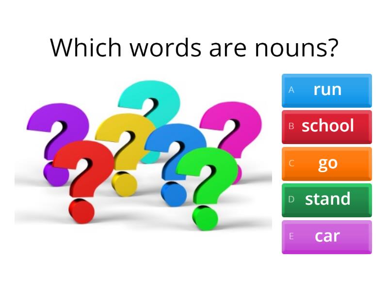 2nd grade Nouns - Quiz