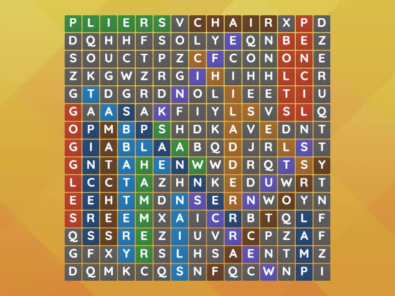 Tools - Sopa de letras