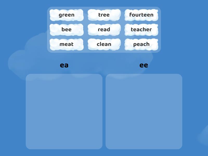 phonics - Categorize