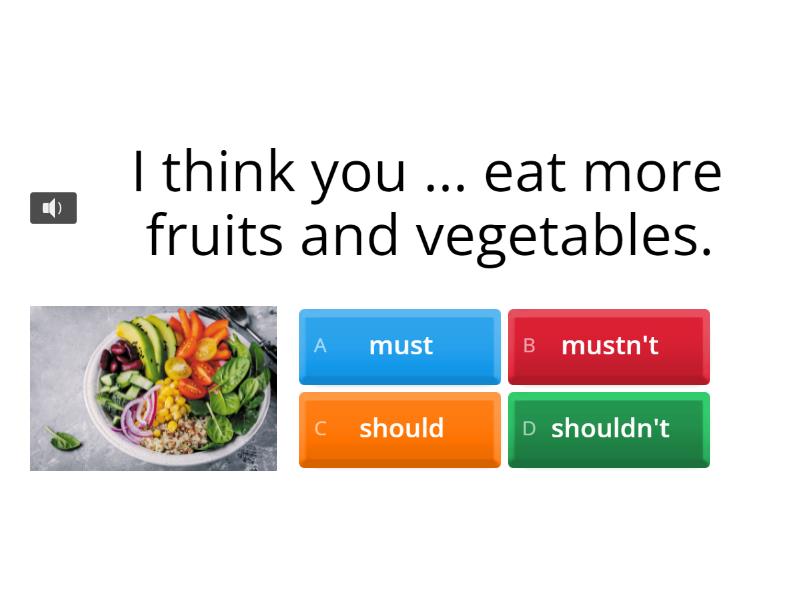 28) Must/Should - Games Guide - Quiz