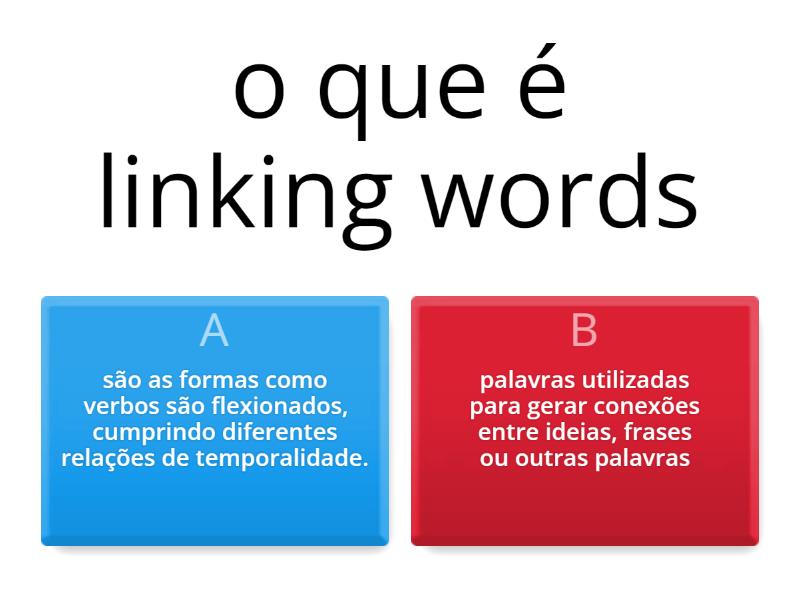linking words - Quiz