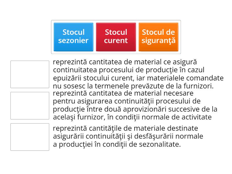 Planificarea necesarului de resurse materiale 3 - Match up