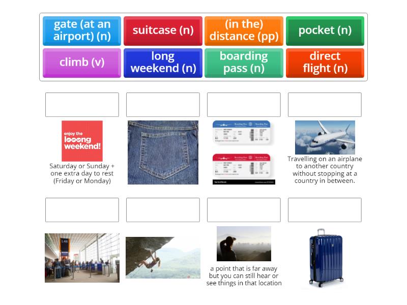 B3 M1 2A Reading/Listening Vocab - Match up