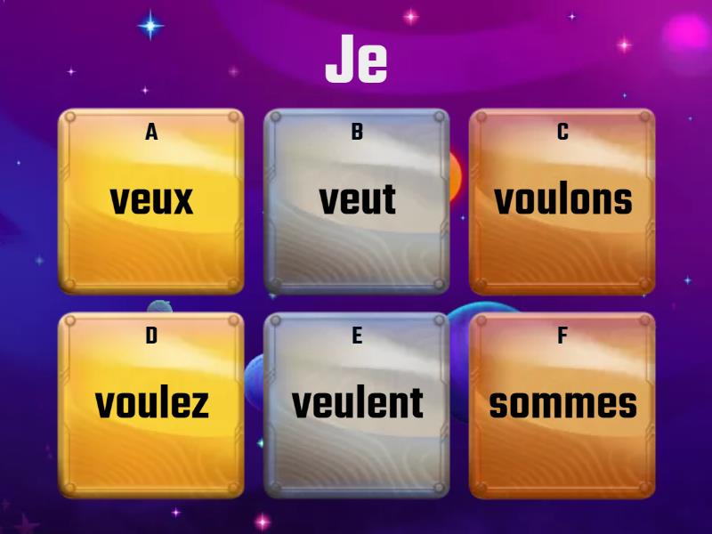Vouloir - Quiz