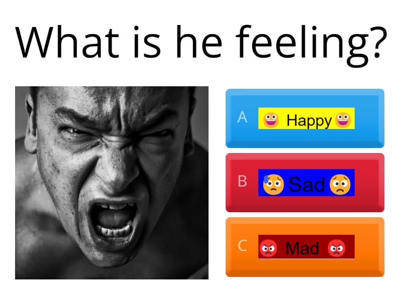 Happy, Sad, Mad - Quiz