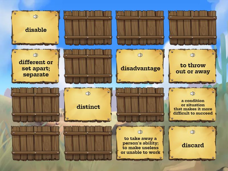 DIS: Matching Pairs - Parejas