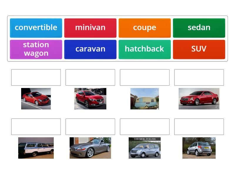 Types of Car - Match up