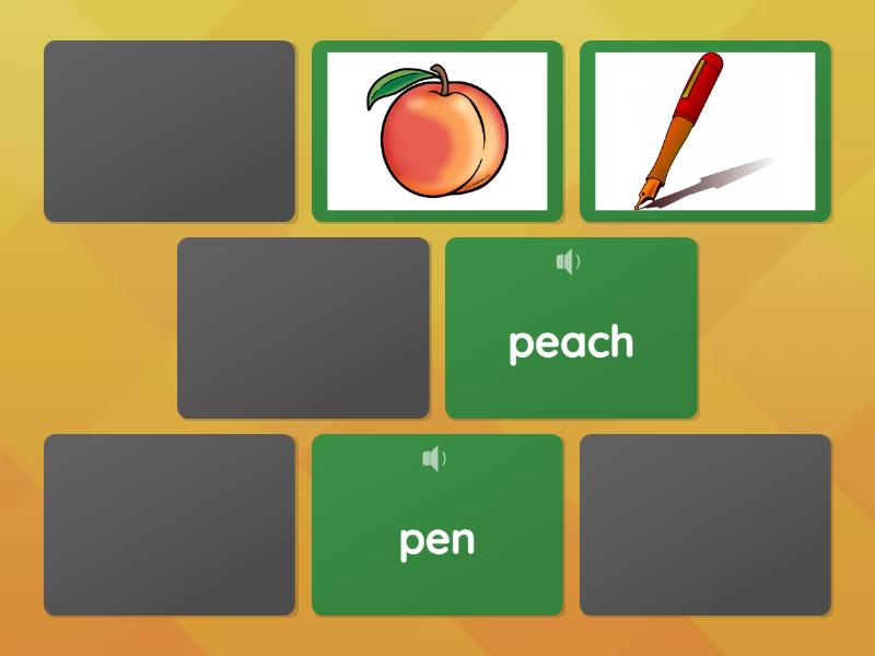 Letter P - Matching pairs