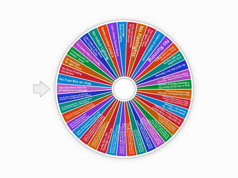 Phasmophobia Wheel Challenge 2024! - Spin the wheel