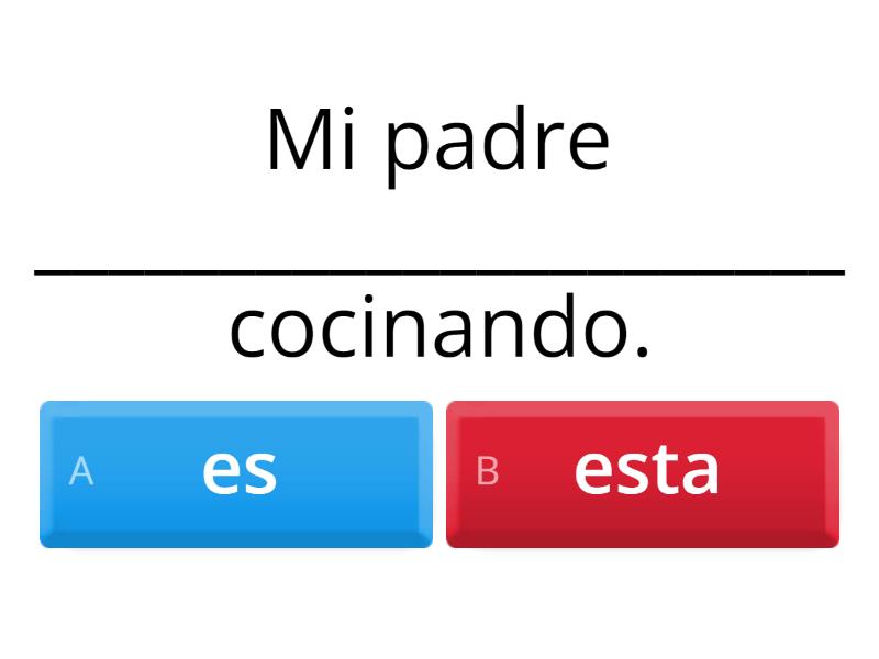 Es o está - Quiz