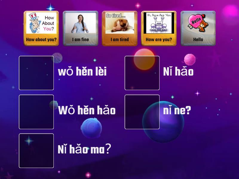 Lesson 1 How are you? Conversation - Match up