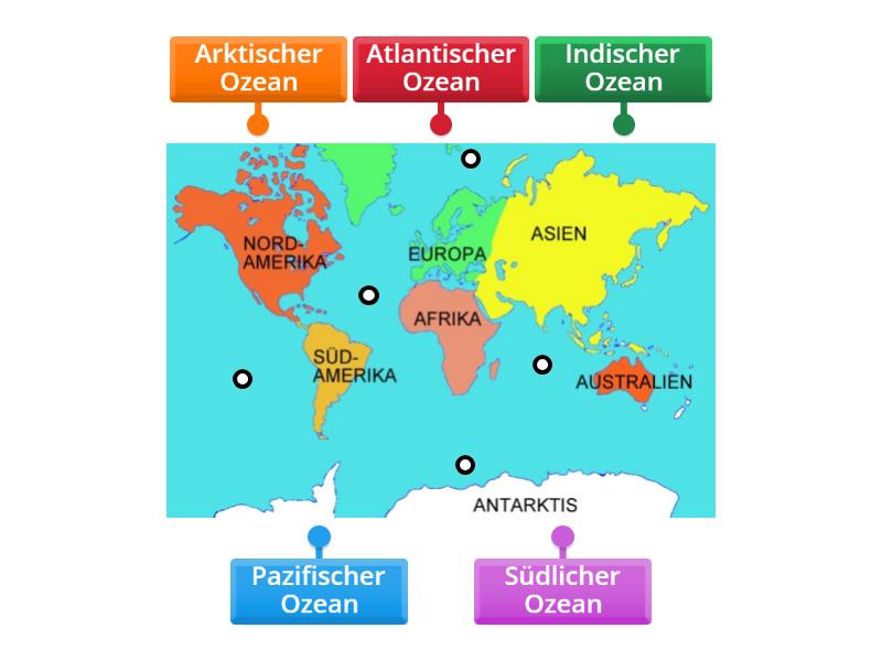Ozeane - Labelled diagram