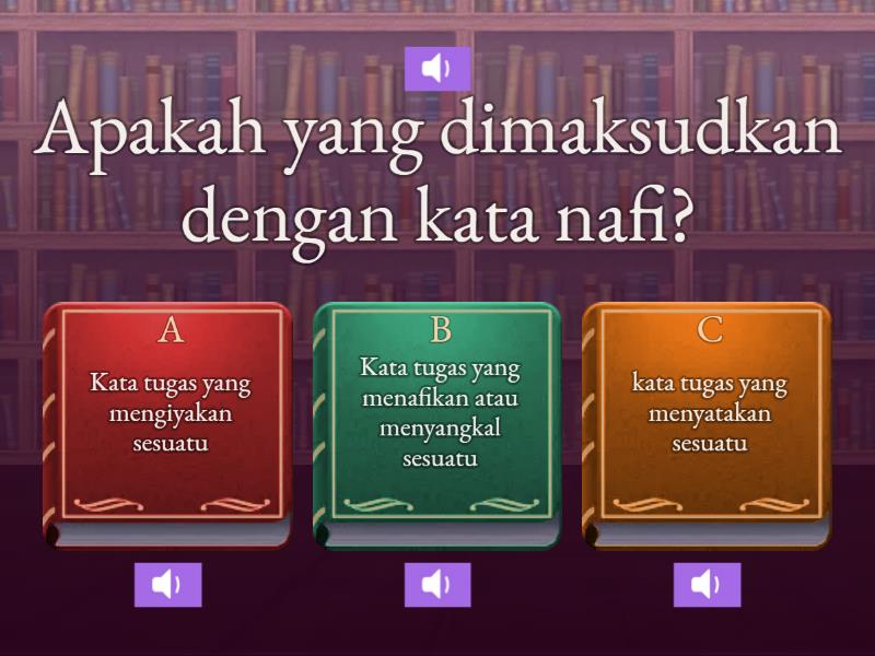 "JOM, KUKUHKAN KATA NAFI KITA" - Quiz