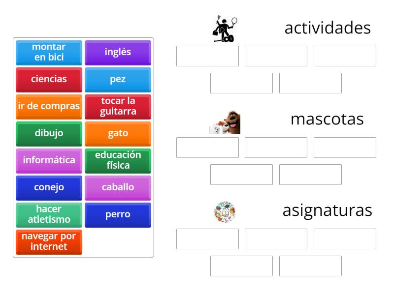 El repaso (revision) - Group sort
