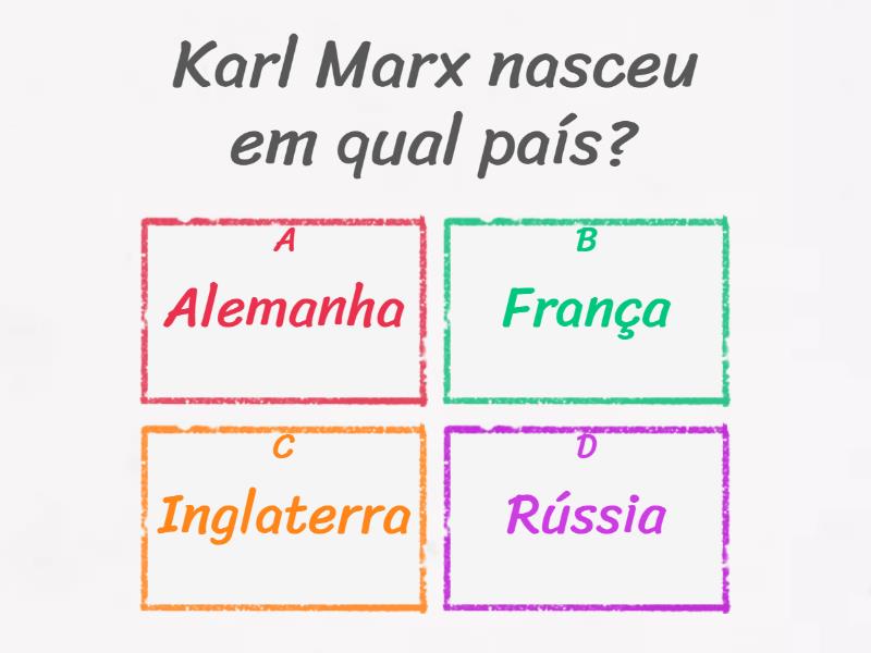 Karl Marx - Quiz