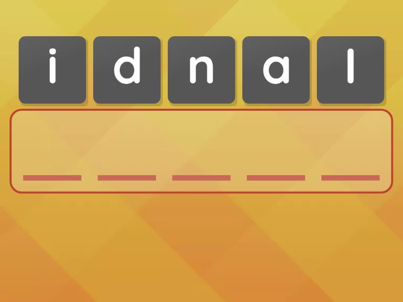 Countries AS2 unit 1 - Anagram