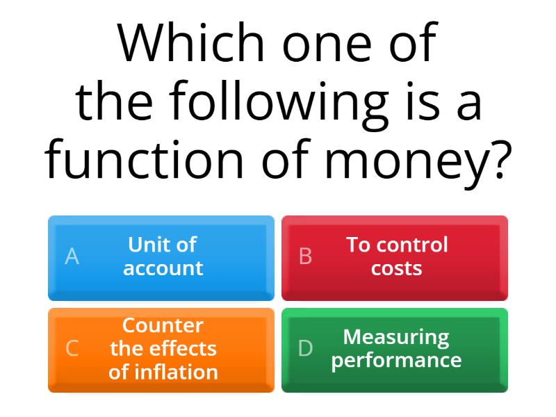 Unit 3 Learning Aim A - Personal Finance - Quiz