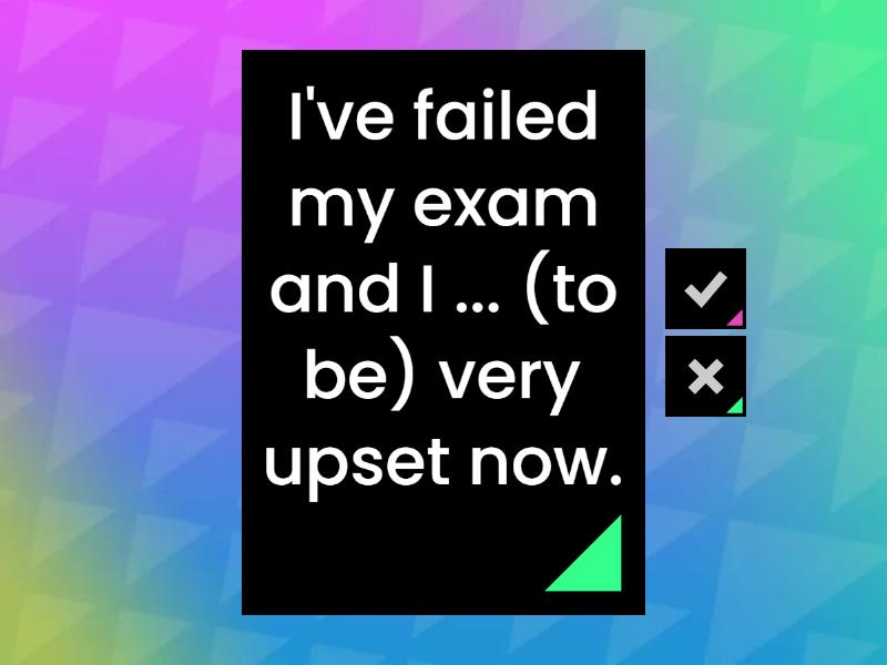 State verbs Complete the sentences - Flash cards