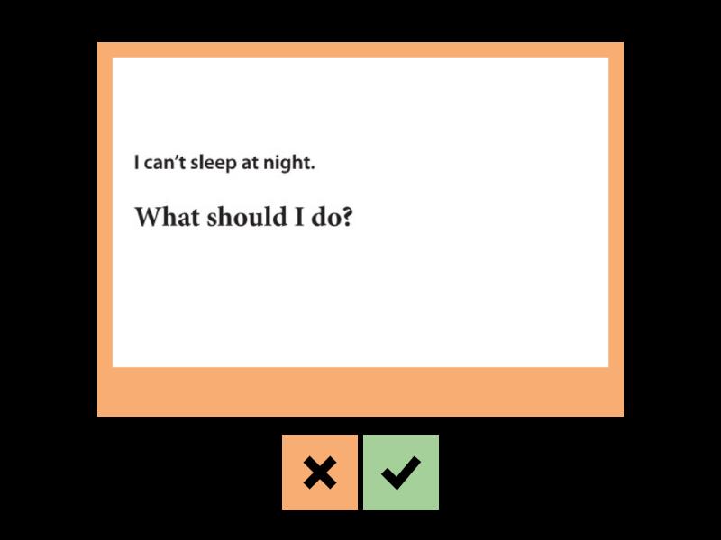 Speaking "Should" - Flash cards