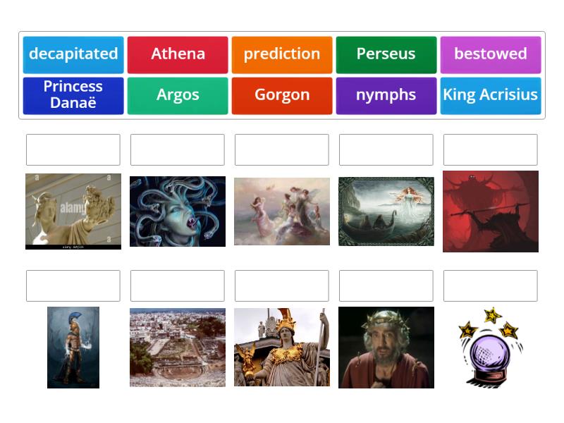 Perseus - Key Vocabulary - Match up