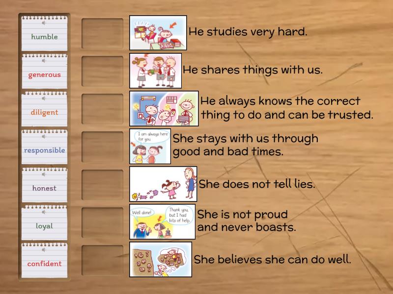 6B Ch5 vocabulary (advance) - Match up