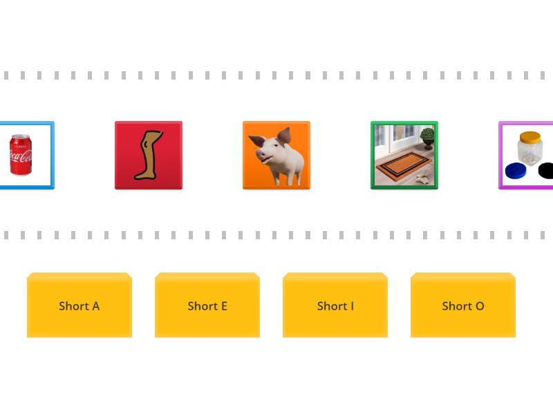 Short Vowel Sort - Speed sorting