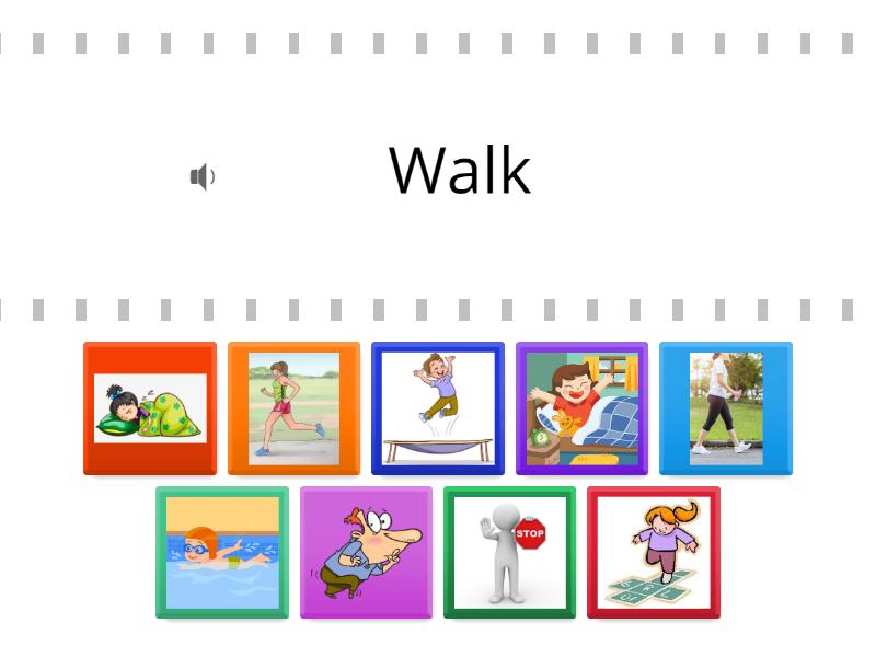BLQTA-LESSON 3-WALKING WALKING(VOCAB) - Find the match