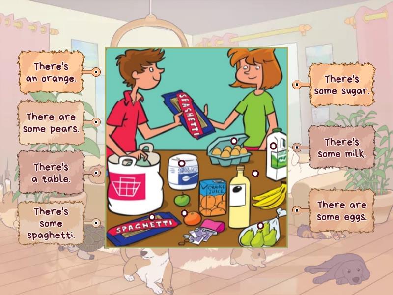 Countable and Uncountable nouns - Imagem com legenda