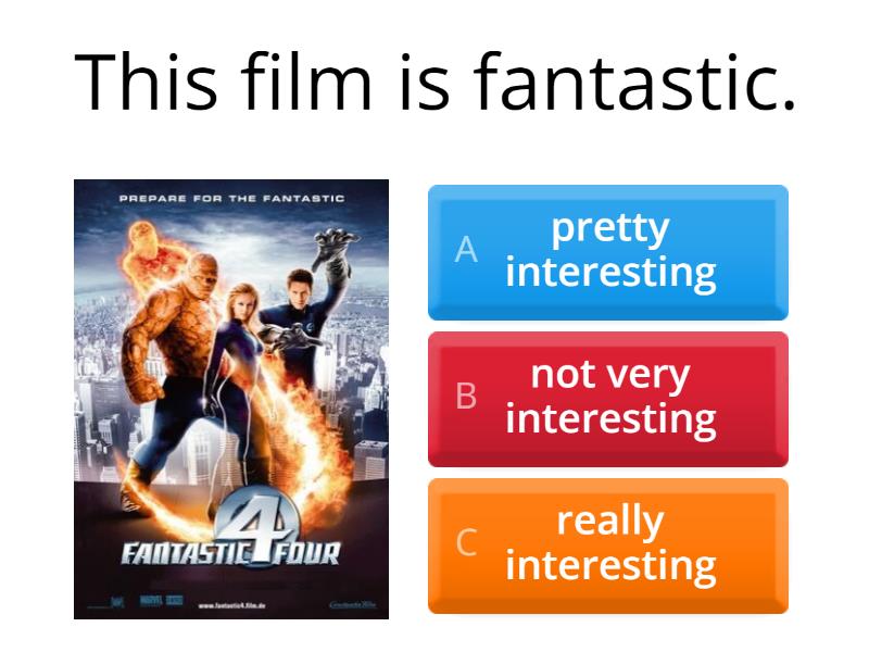 B10_Unit 5B: Modifiers: pretty/very/really - Quiz