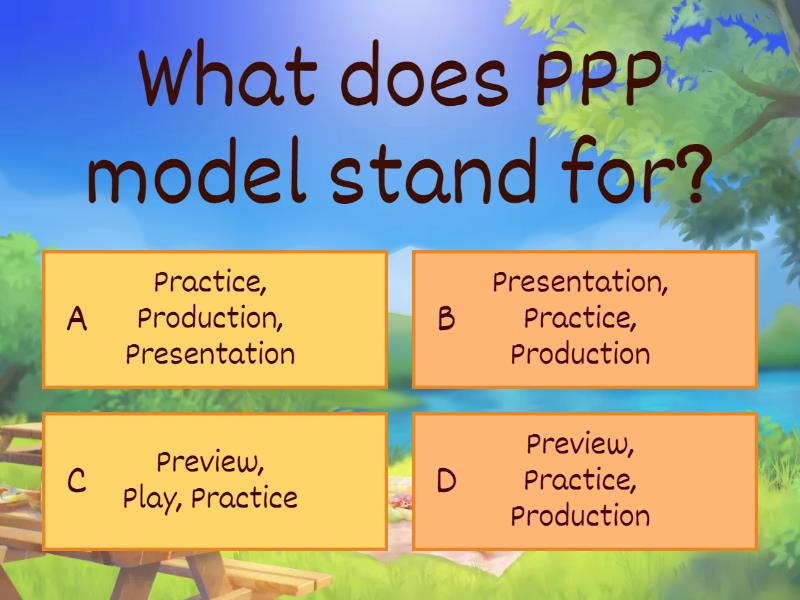 Teaching vocabulary according to PPP lesson model with the use of ...