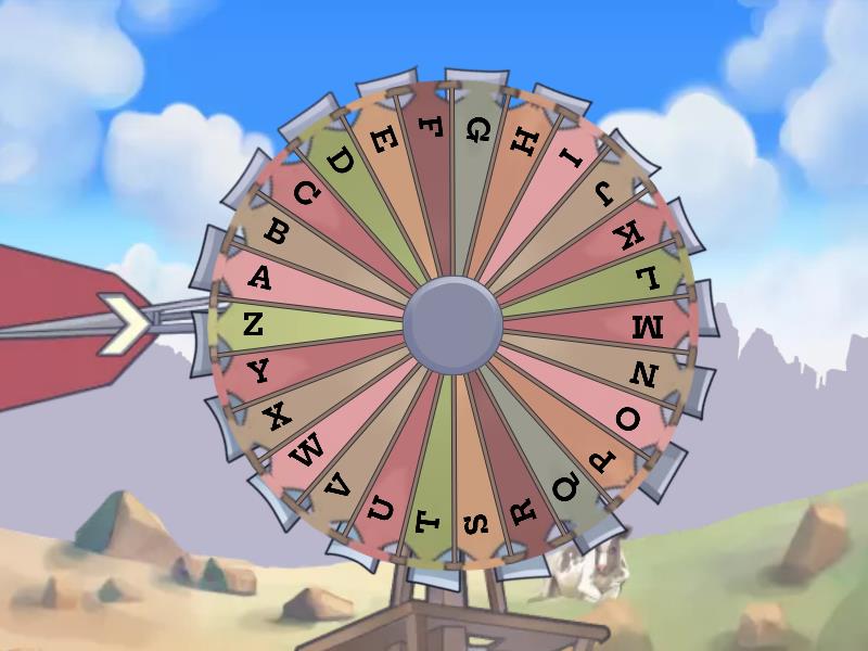 Alphabet - Spin the wheel